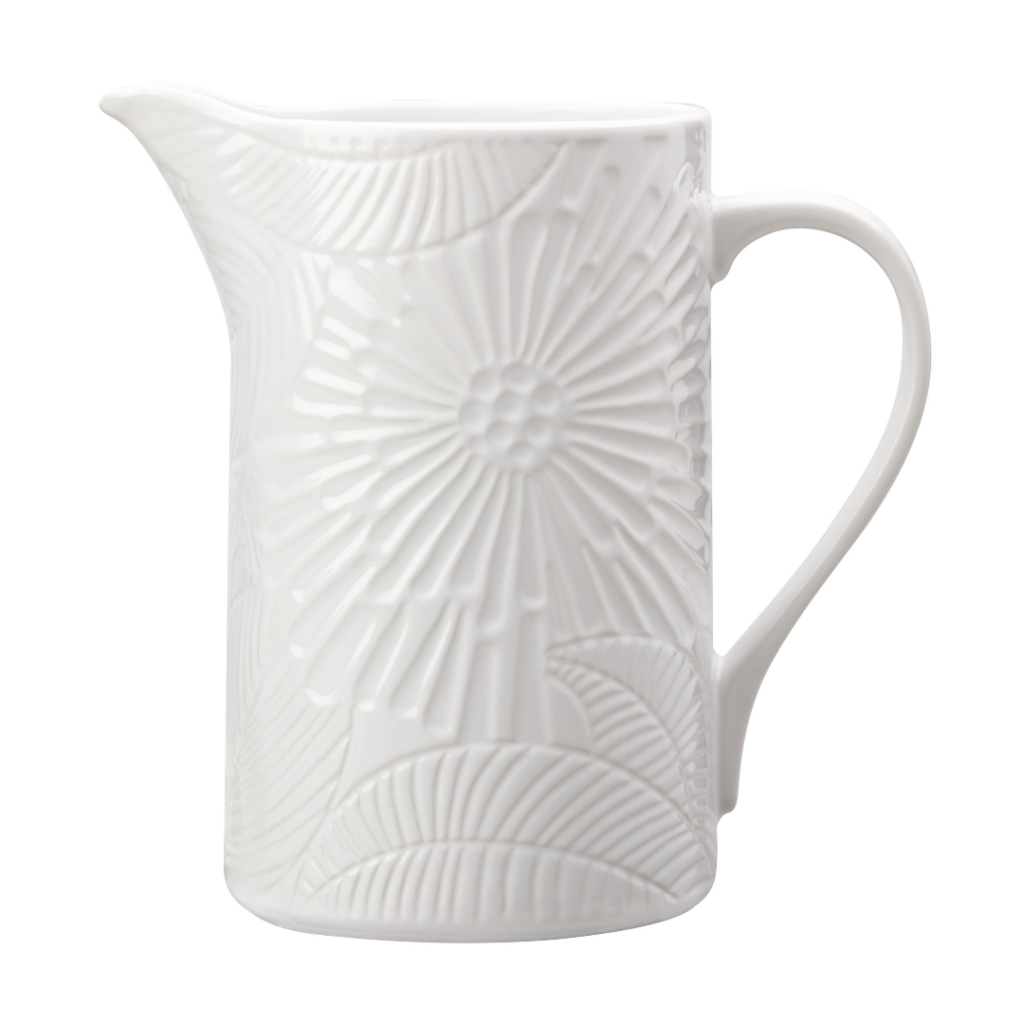 Grand Designs Australia Magazine - Panama stoneware pitcher in white