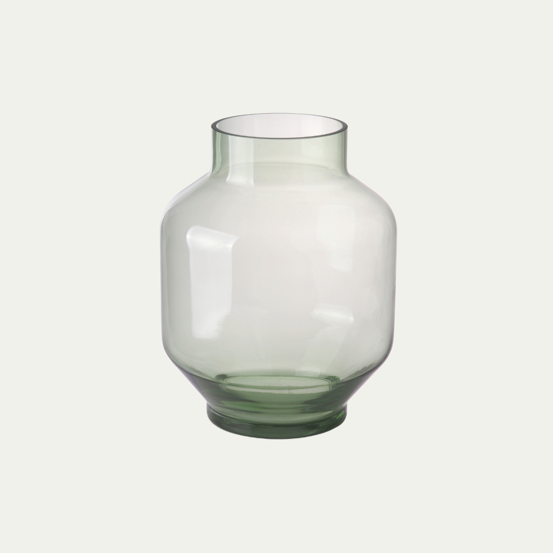 Grand Designs Australia Magazine - Monica vase in green glass.